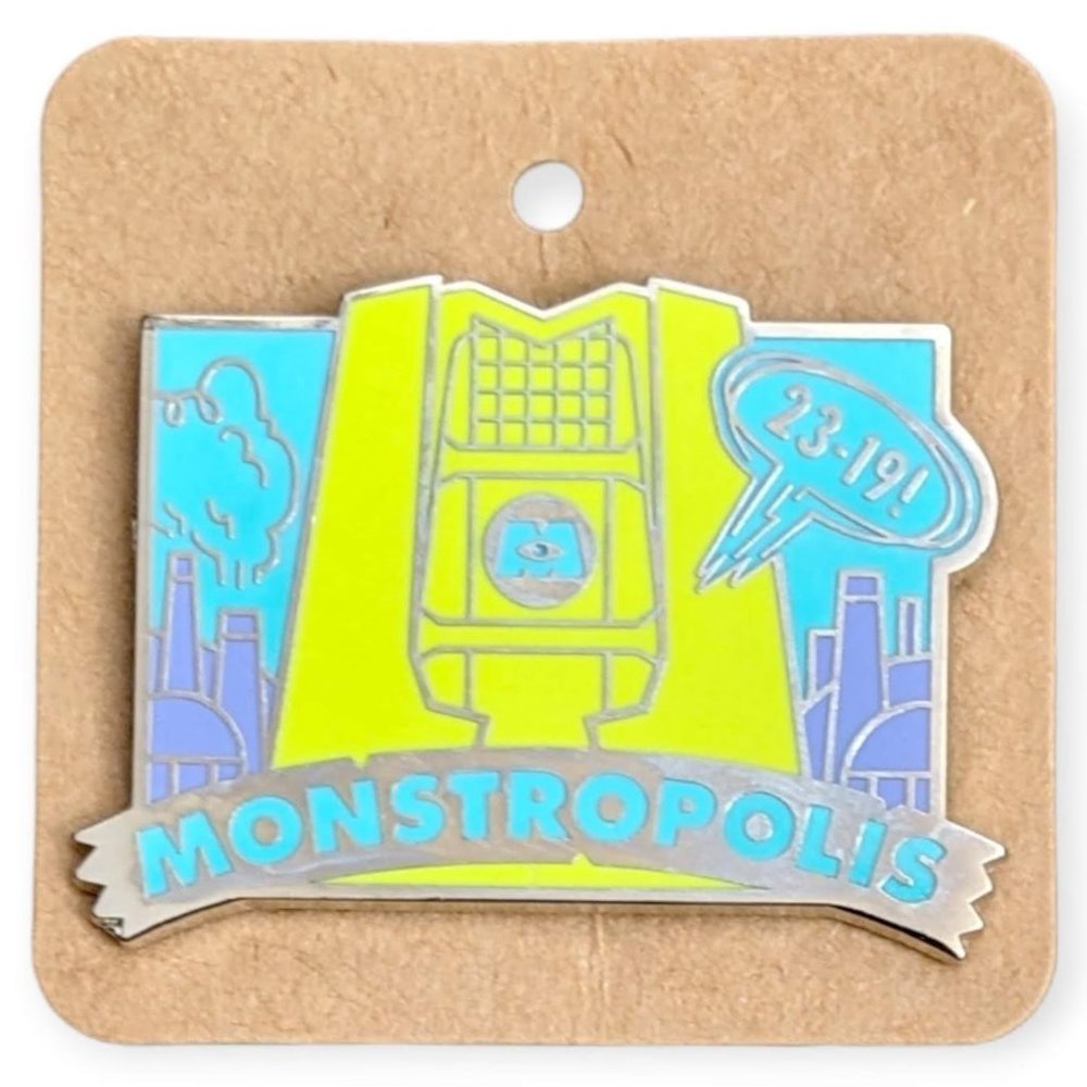 Monsters Inc. Disney D23 Pin: Monstropolis - Gem